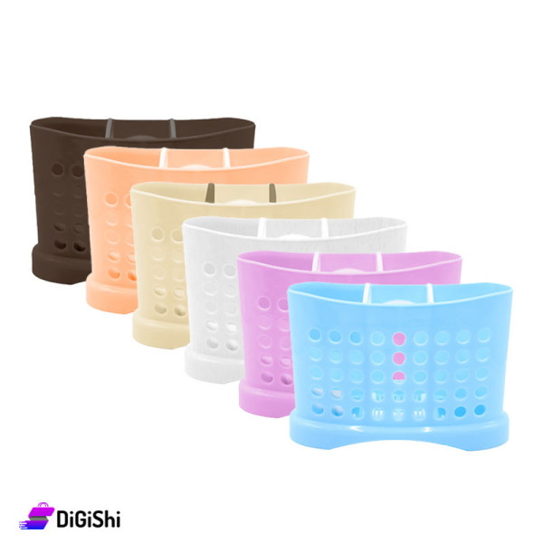 Shop Plastic Spoon Holder Rectangular Shape - Dark Brown | DiGiShi